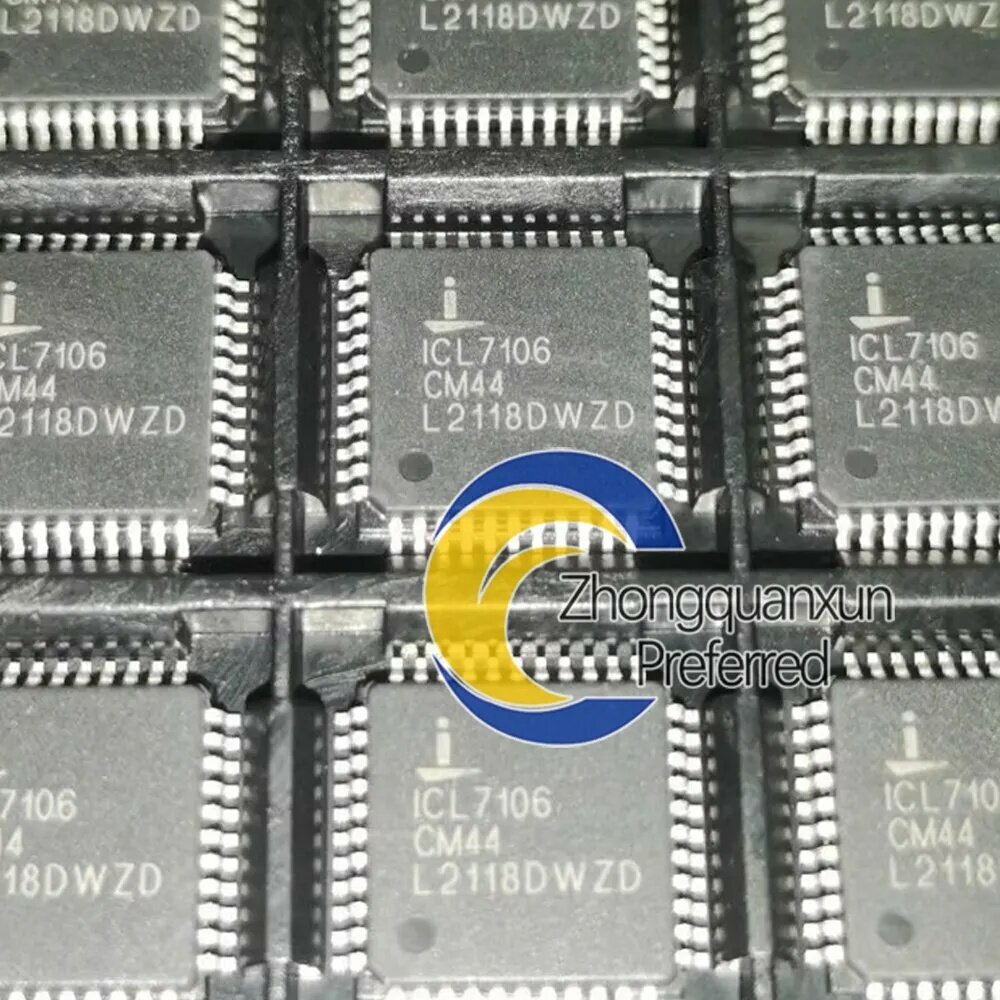 10шт! ICL7106CM44 (QFP-44)Высокопроизводительное преобразование микросхемы микроконтроллера драйвера светодиодного дисплея