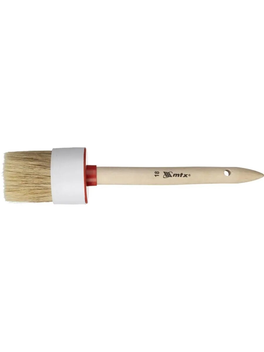 Круглая кисть из натуральной щетины, 60 мм