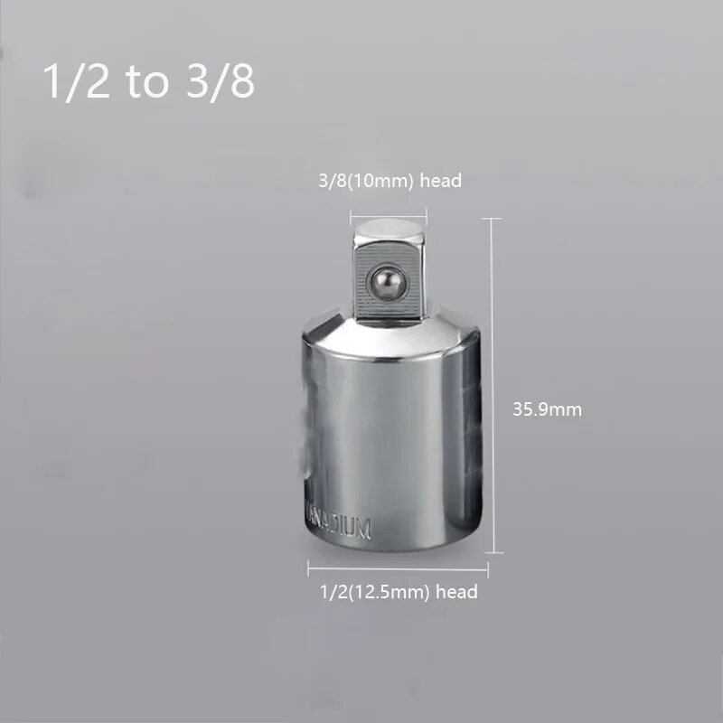Адаптер трещоток 1/2" - 3/8" OEMG, Color: 12to38