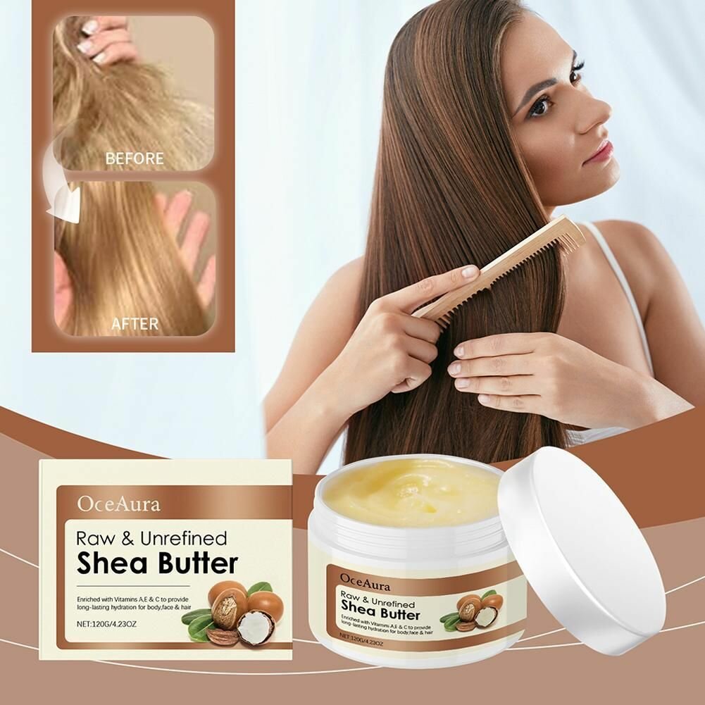 Взбитое Масло Ши баттер для тела натуральный увлажняющий