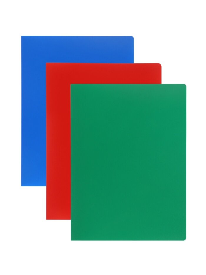 Набор папок А5, 20 вкладышей, Calligrata, микс, 3 штуки