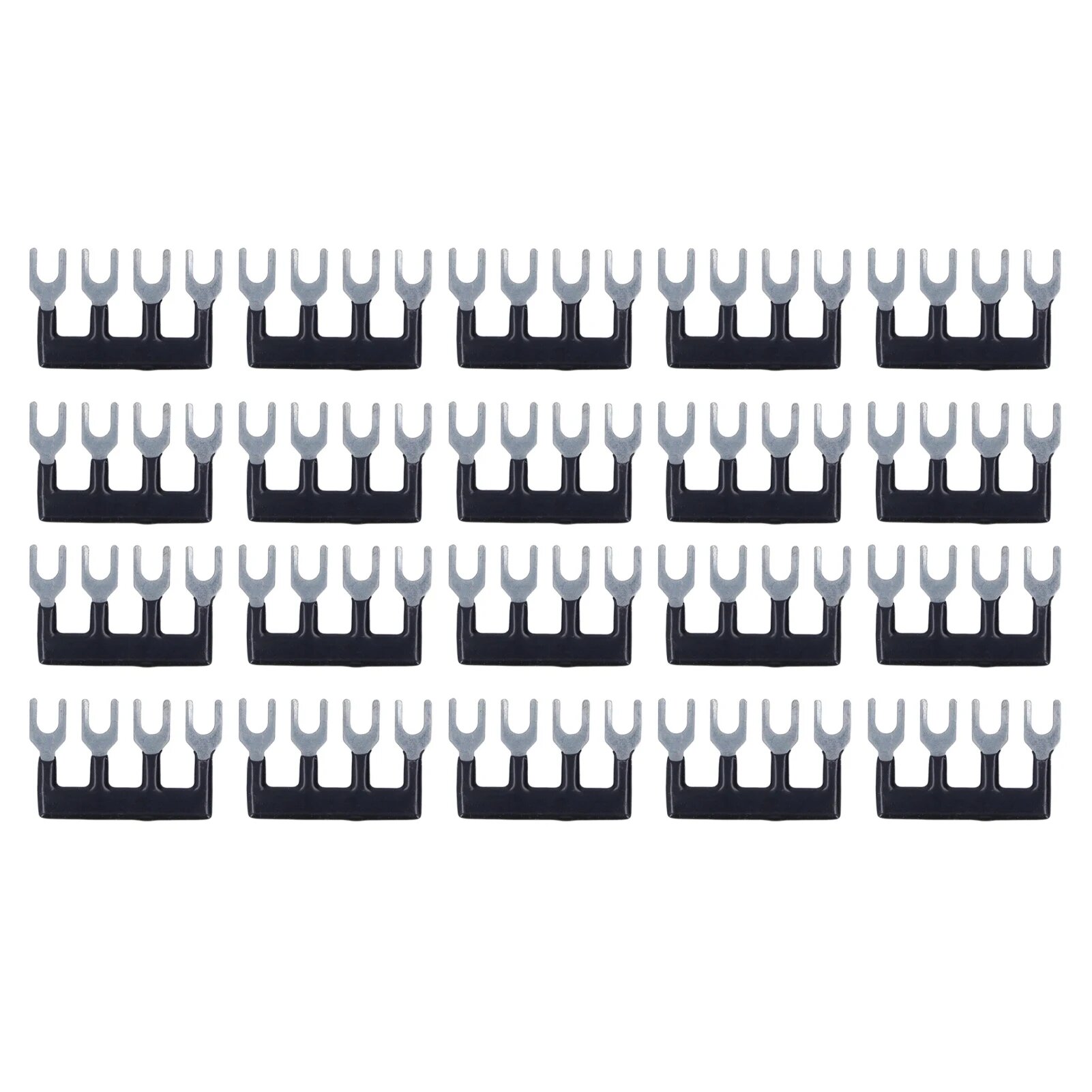 Клеммные колодки-перемычки медные 400В 15А черный