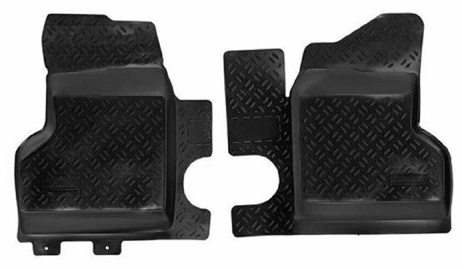 ГАЗель 2705, 3302 (в т. ч. 4X4), "Бизнес" (1995-) передние (с перемычкой)модельные коврики в салон