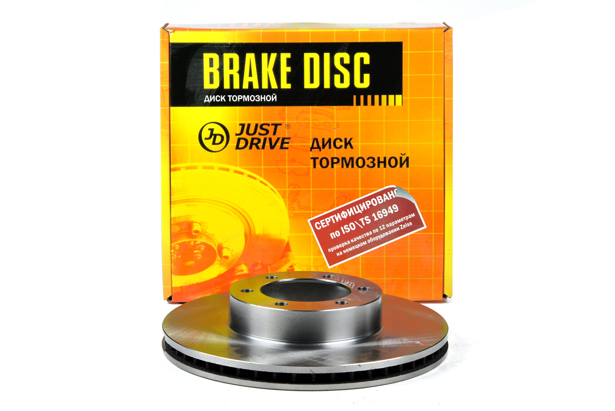JUST DRIVE Диск тормозной передний DF4494 (338x28) 6 отв Toyota Land Cruiser Prado 02- , Land Cruiser 03-
