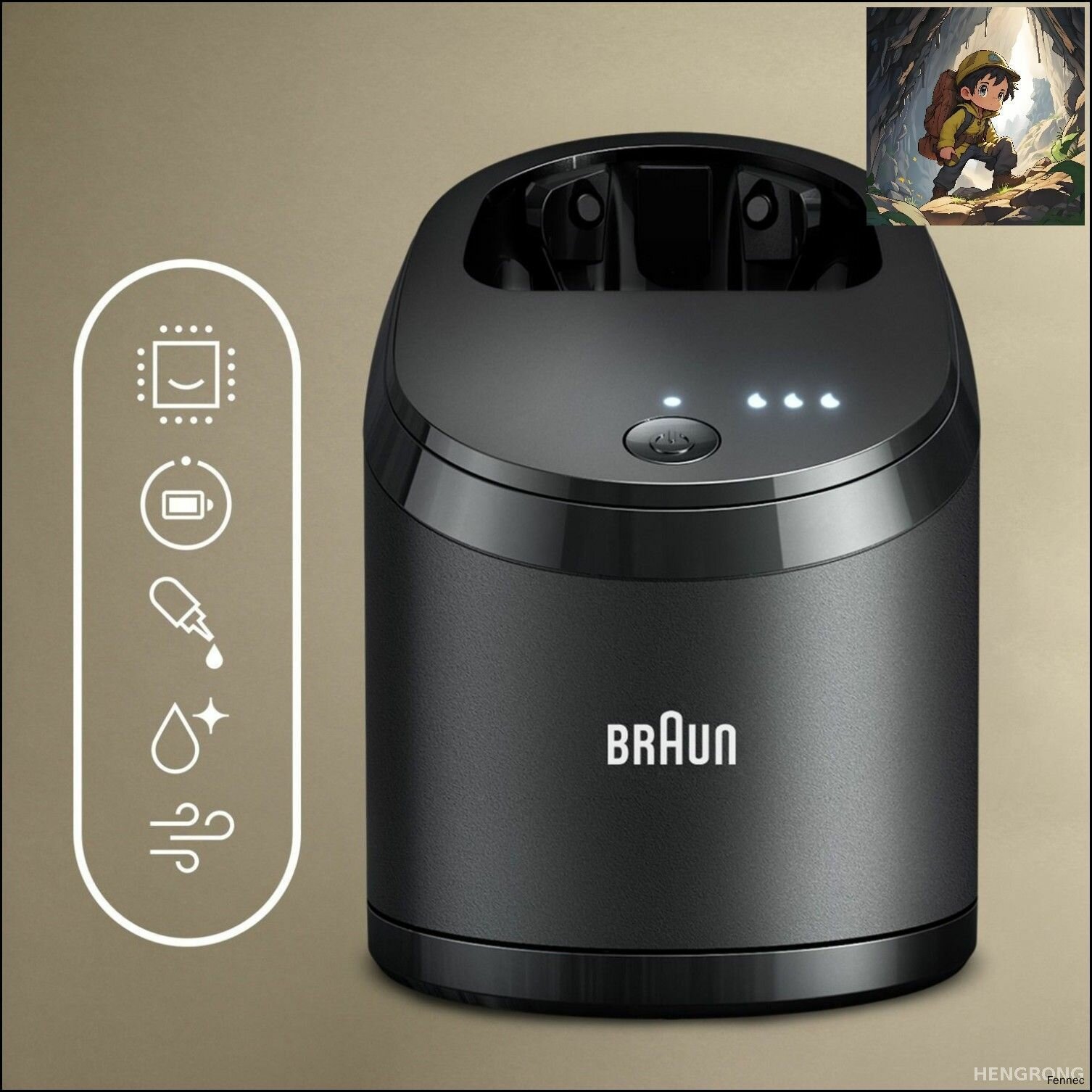 Эксклюзивная станция Braun Series 89 5in1 для очистки и зарядки-T1