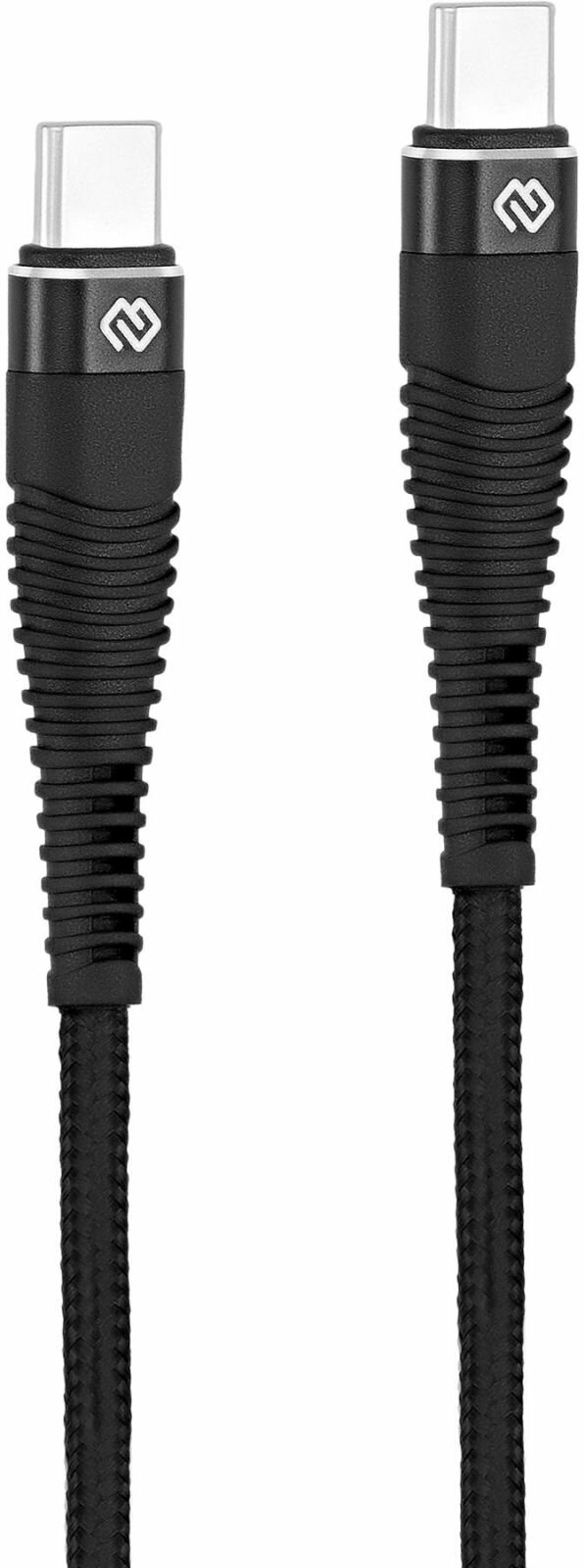Кабель аудио-видео DIGMA USB Type-C m-USB Type-C m, 2 м, черный (DG-USBС-C-2M-100W)