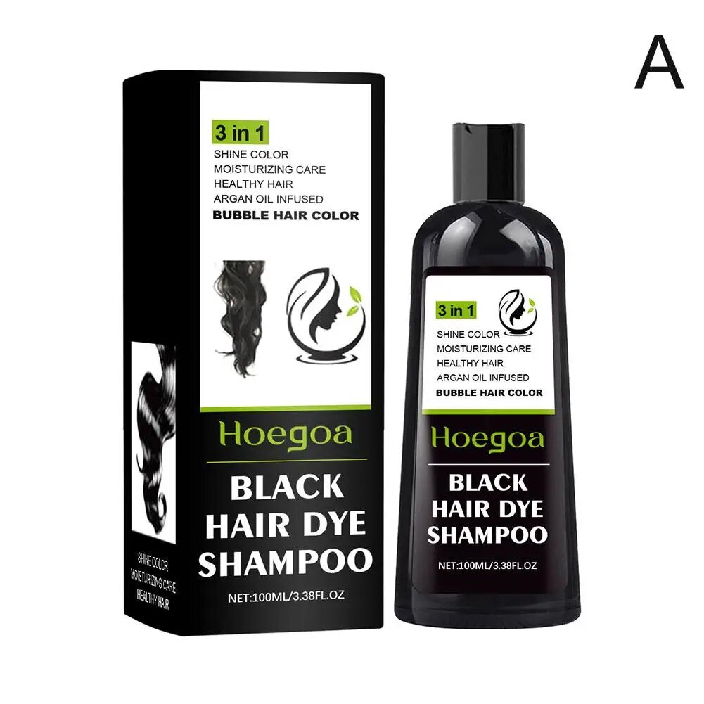 West&month Шампунь-краска для волос коричнево-черный A