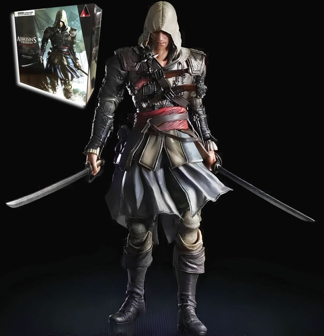 Набор фигурок Зоономалия модель Assassins Creed IV: Black Flag Play Arts Kai Edwar