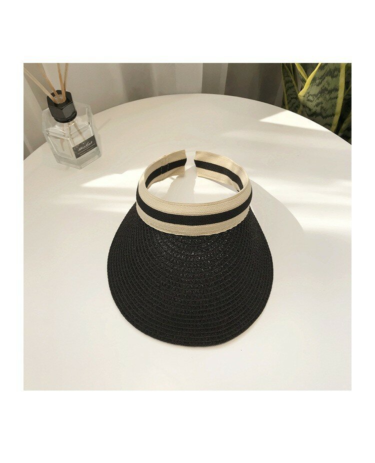 Новая шляпа женская летняя корейская версия пустой верх соломенная шляпа уличная защита от солнца солнцезащитная шляпа пляжная повязка на голову солнцезащитная шляпа производитель оптовая продажа