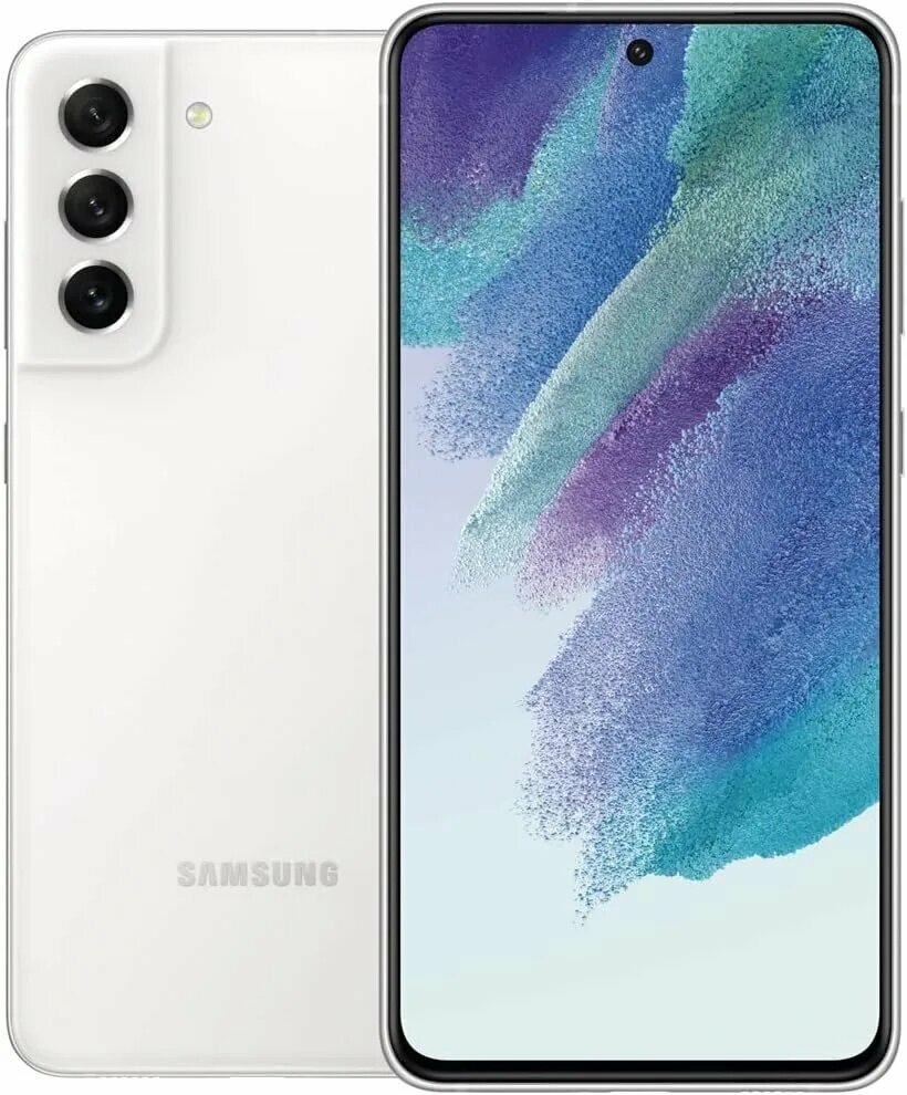Восстановленный Samsung Смартфон Samsung Galaxy S21 FE Global 8/128 ГБ, белый