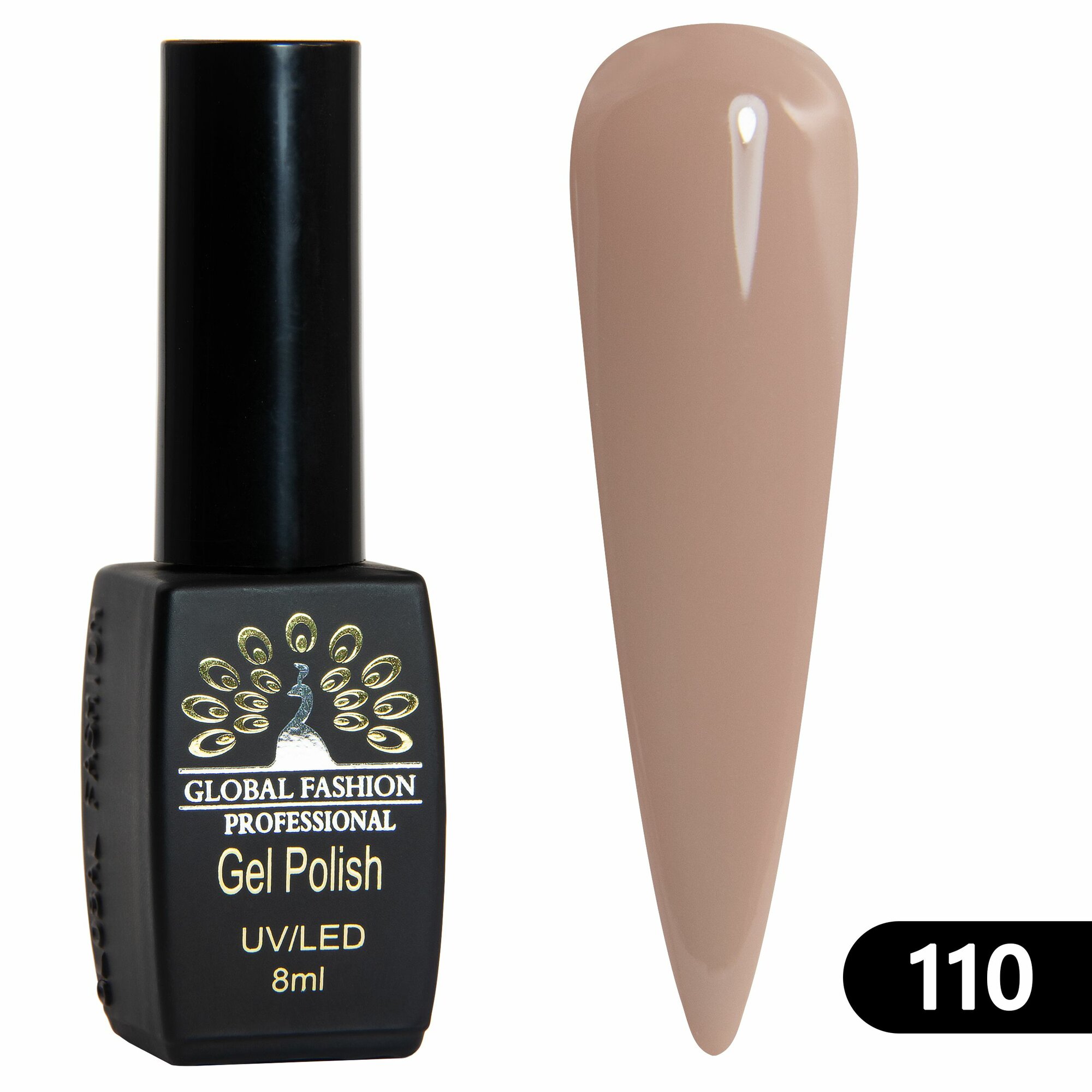 Global Fashion, Гель-лак Black Elite №110