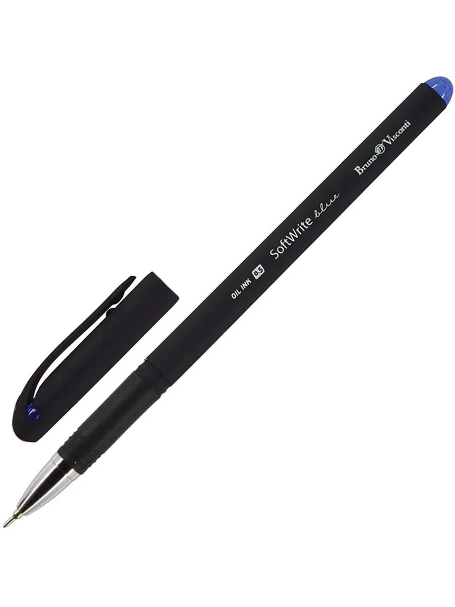 Стильная шариковая ручка Softwrite Black 0,5 мм