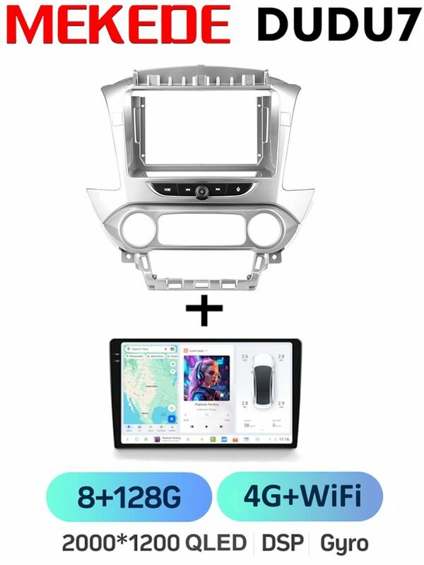 Магнитола 9" Mekede DUDU7 8/128 Gb для Chevrolet Suburban GMT K2YC 2014-2020 Tahoe K2UC 2013-2021 Yukon 2014-2020 carpay Android