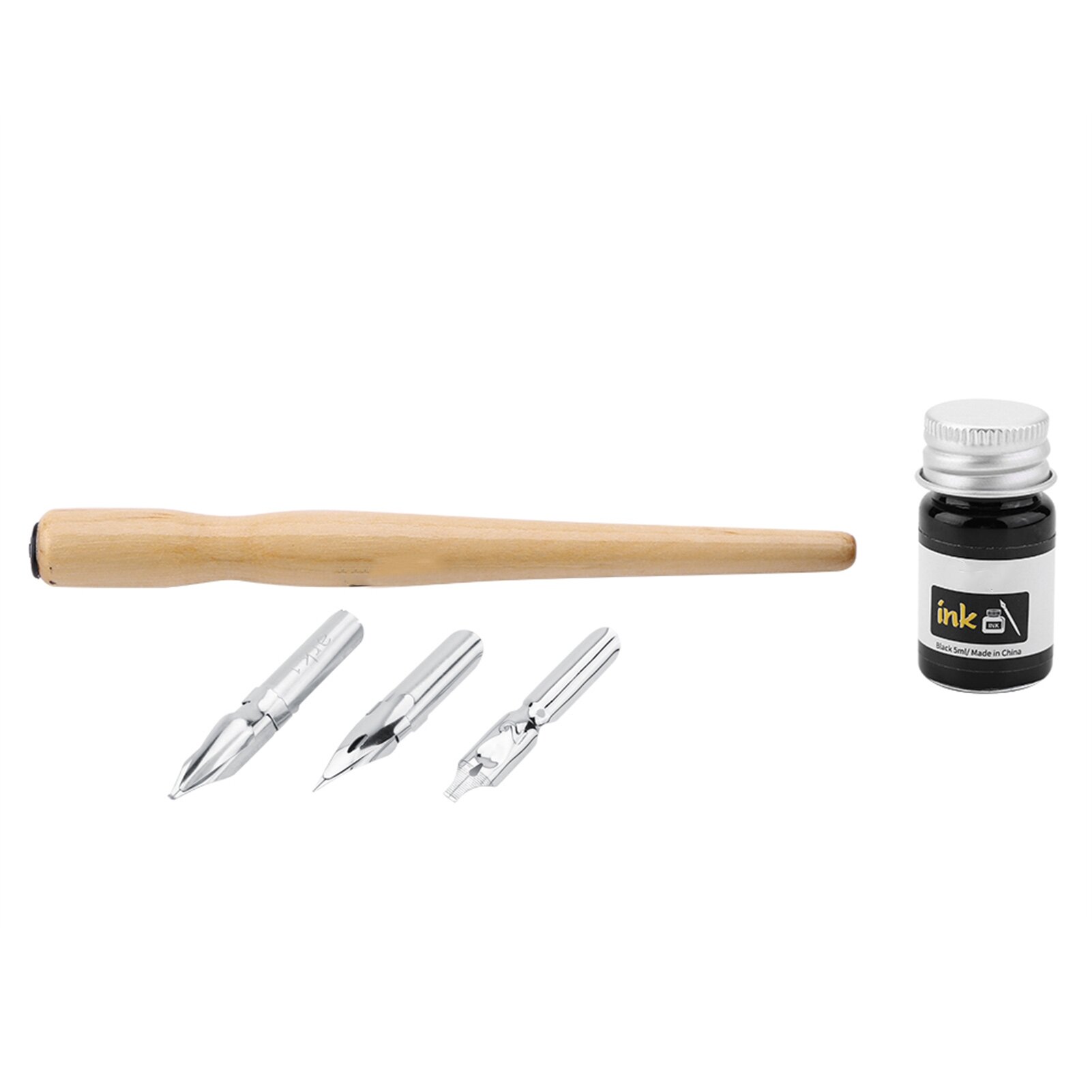 Набор ручек для комиксов: 3 пера, 1 деревянный держатель, 1 чернила, принадлежности для каллиграфии, рисования, художественные принадлежности, школьные канцелярские товары.