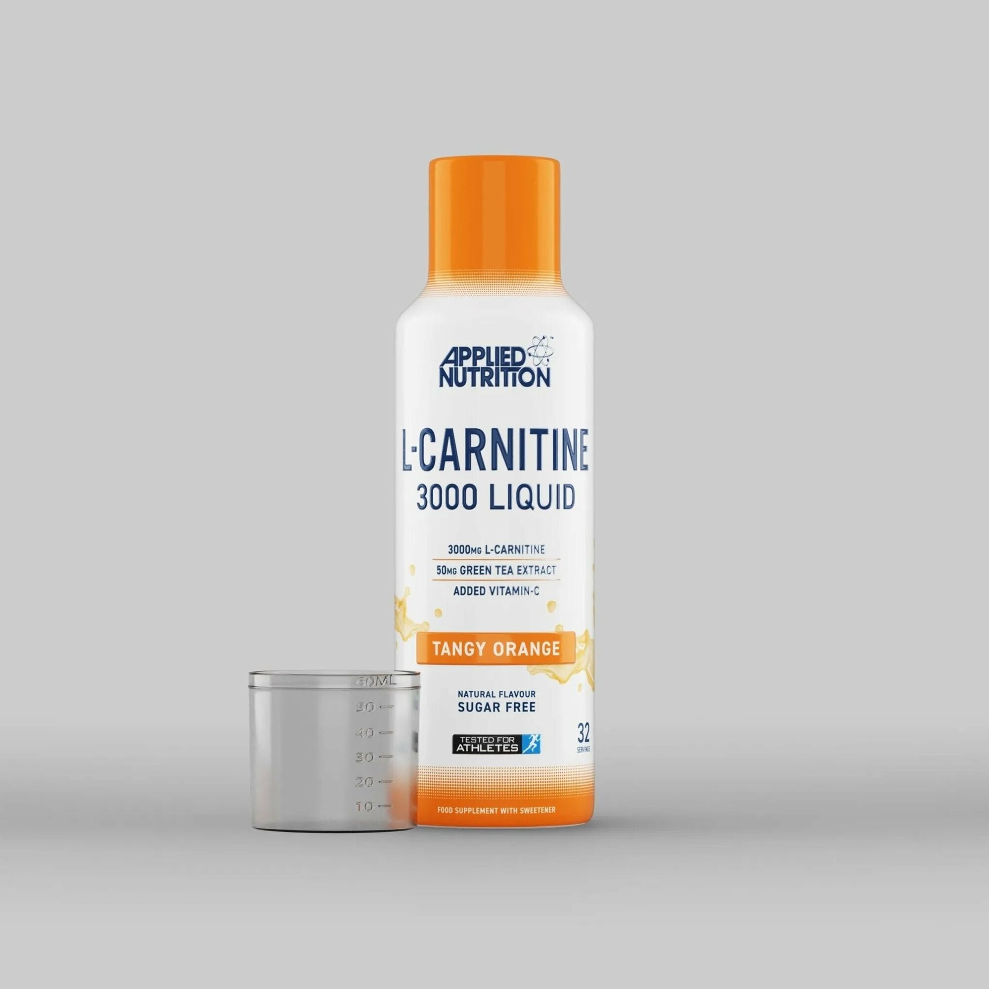 Карнитин Applied Nutrition, L-Carnitine, 3000, Liquid, 480мл, вкус апельсин