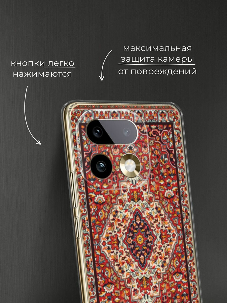 Чехол на Realme 16 Pro+ / Реалме 16 Про+ с принтом Красный ковёр — фото 1