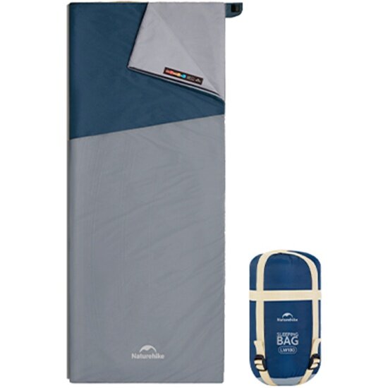 Naturehike Спальный мешок Sunny Day PL01 CNK2550WS026 LW180, синий с голубым, размер XL