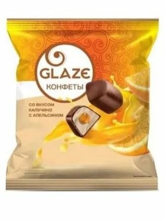 Конфеты Глэйс со вкусом капучино с апельсином (2 упаковки по 0,5 кг)