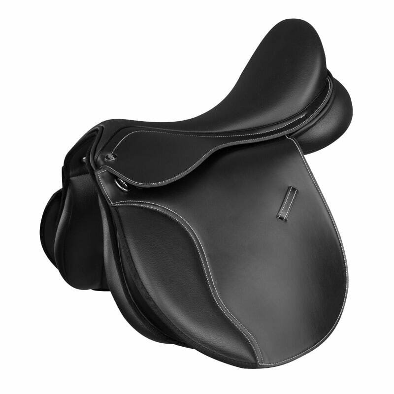 DECATHLON седло для лошади waldhausen Economic, черный, 44 см
