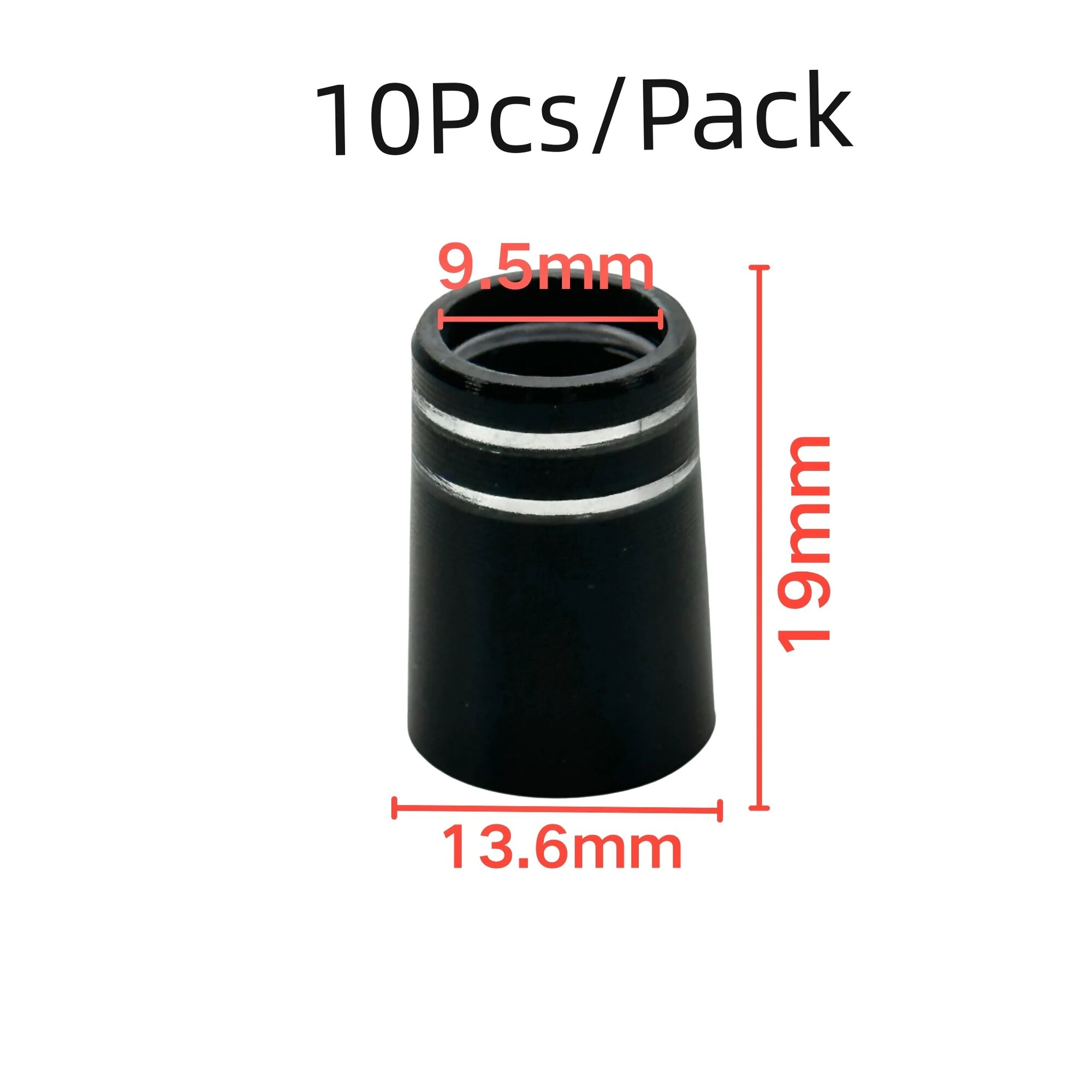 Наконечники вала клюшки для гольфа, 10Pc 9.5x19x13.6