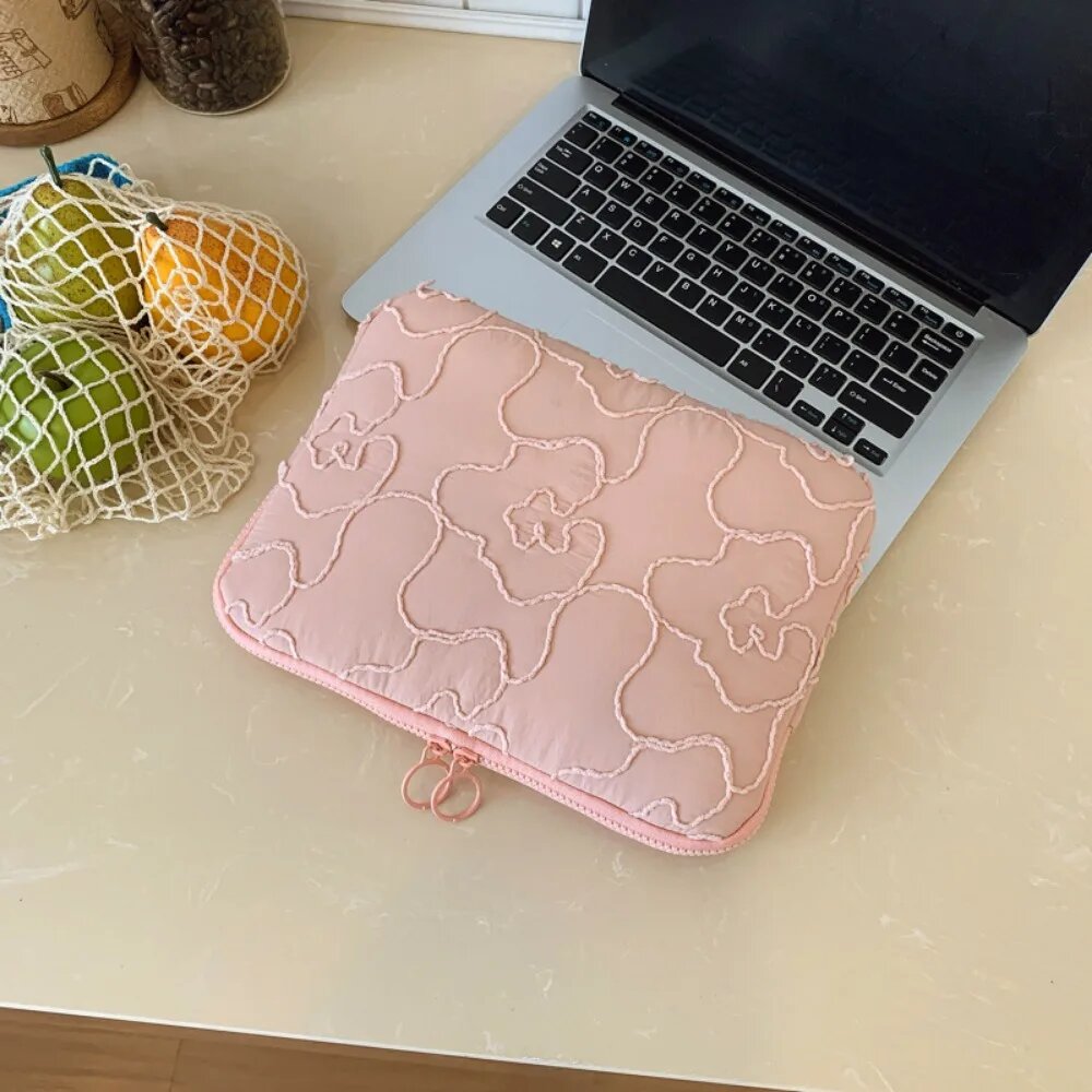 Розовая сумка для ноутбука 11/14 дюймов, Color: pink-S