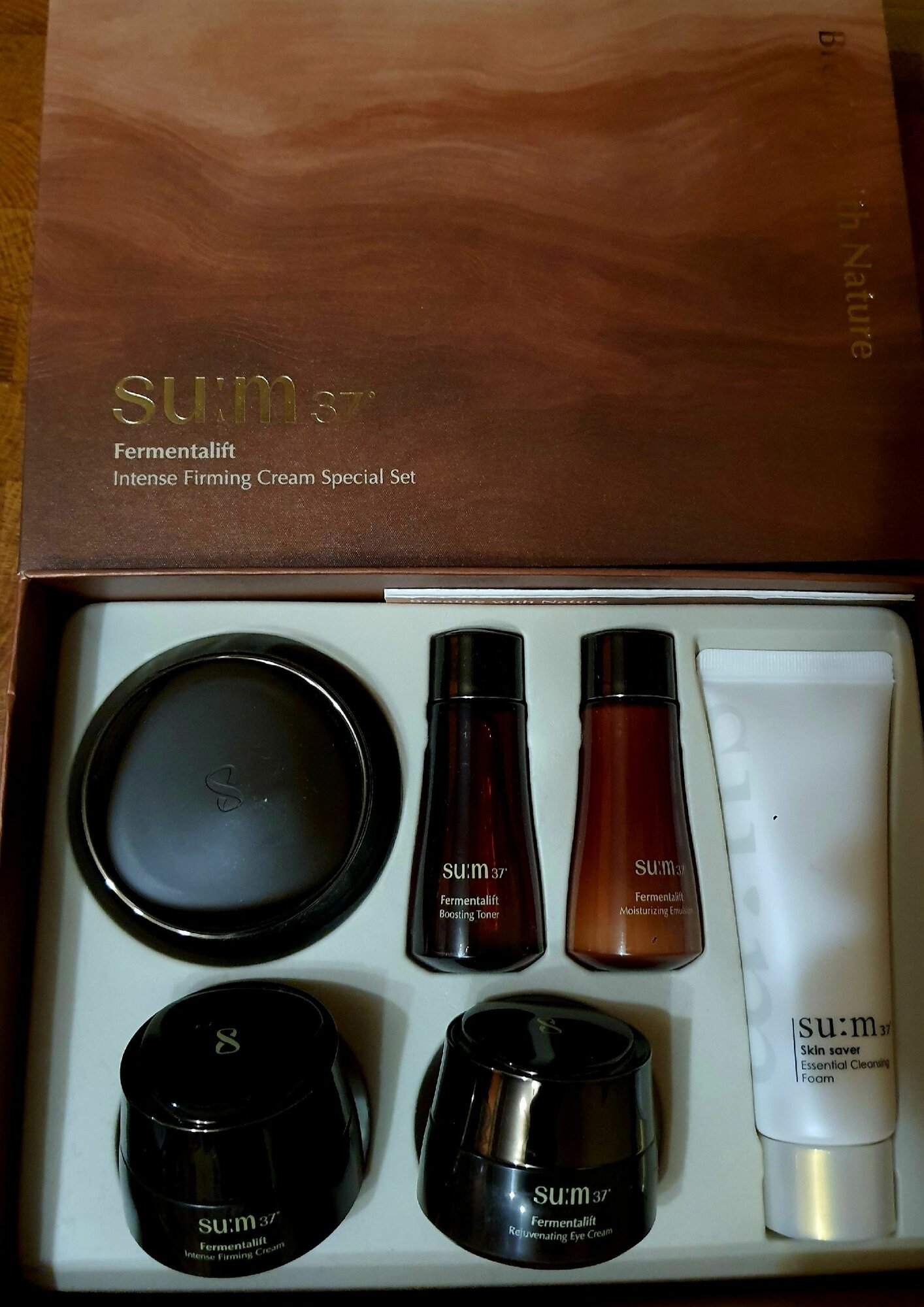 Su: m37 набор корейской косметики с лифтинг кремом Fermentalift Intense Firming Cream Special Set