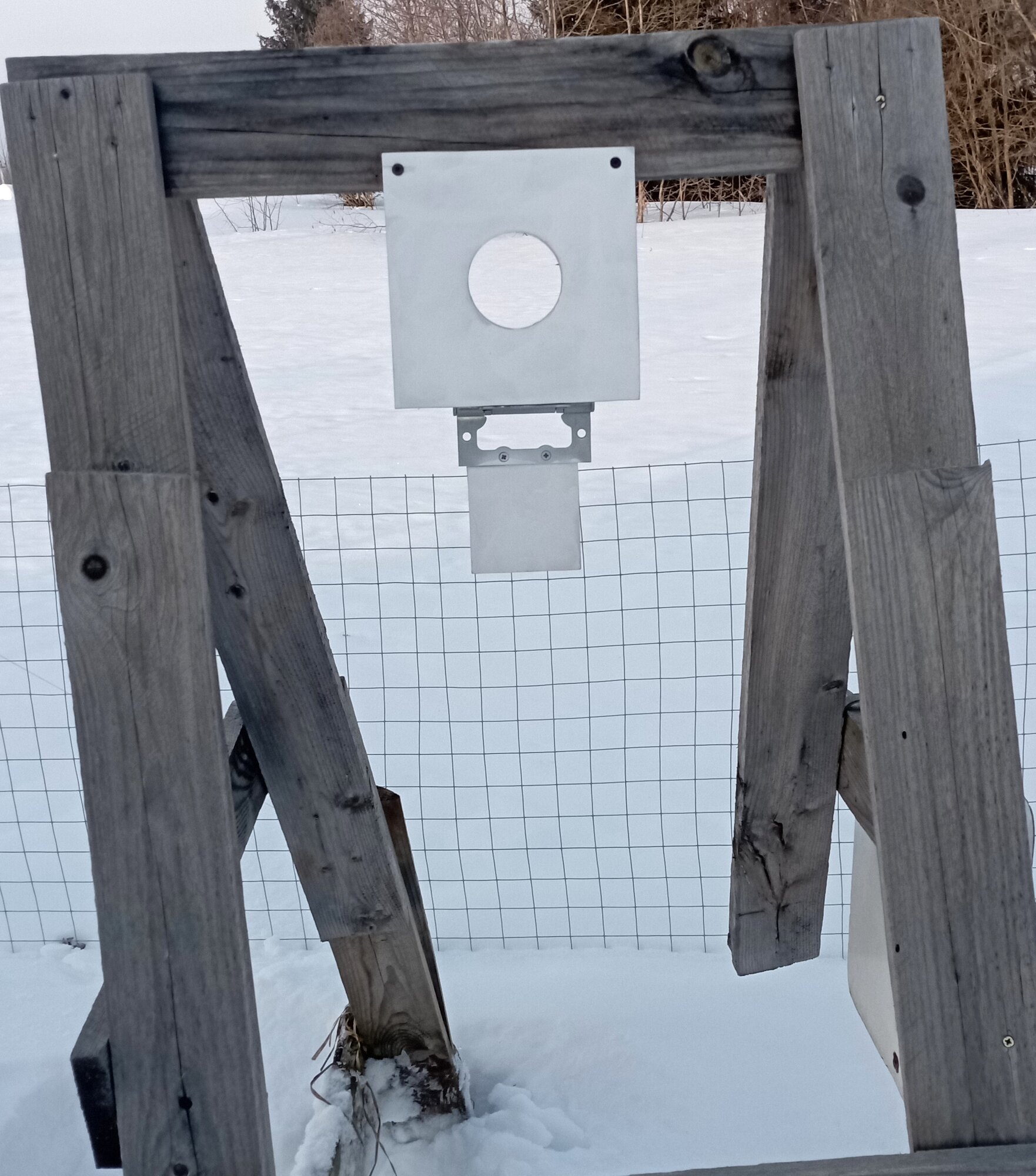 Мишень для пневматического оружия, с выпадающим механизмом, габариты 18x18 см