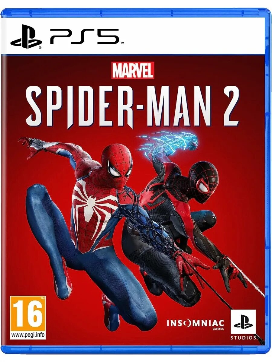 Игра Marvel Spider-Man 2 PS5 рус. верс, жанр - ролевая, экшн, возраст 16+