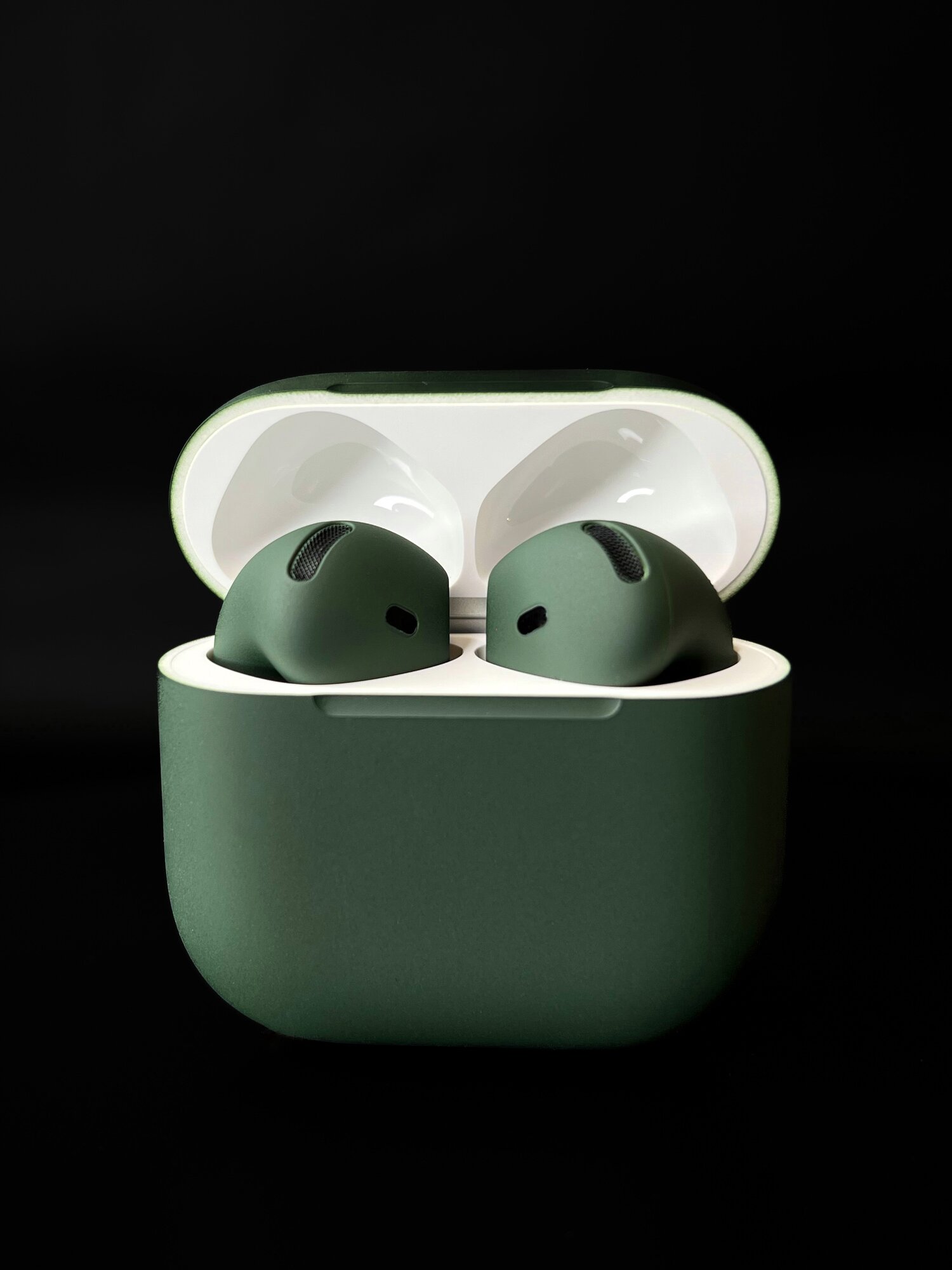 Беспроводные наушники Apple Airpods 4 ANC "с активным шумоподавлением" (Хромовый зеленый Матовые Ral-6020 )