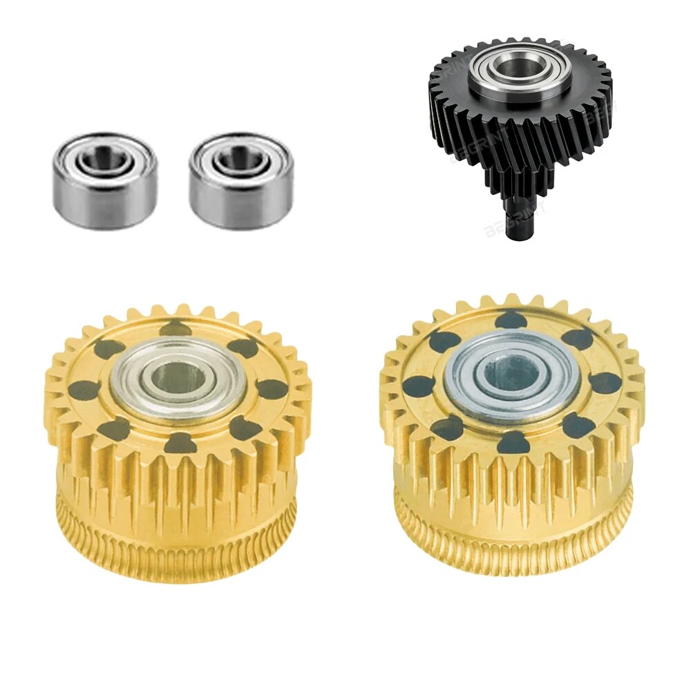Шестерни экструдера Creality K2 Plus, Set B - Golden