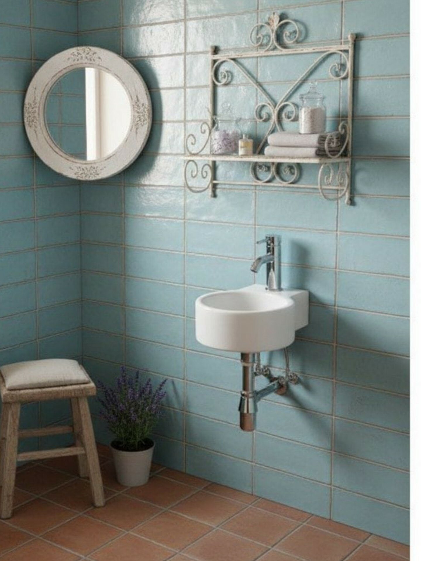 Умывальник Bathco Javea BHD 7014, круглый, подвесной, белый, глянцевый, керамика — фото 1