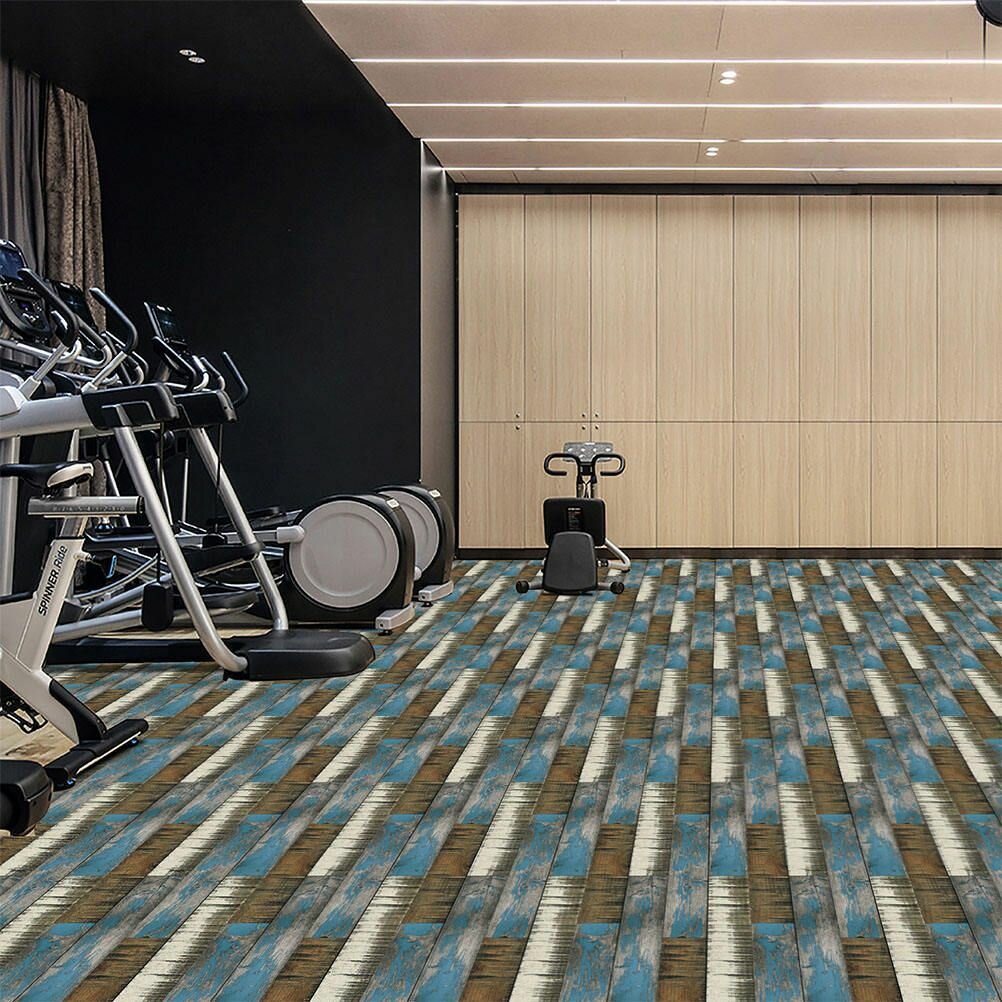 Плитка Для Пола С Легким Снятием Без Остатков, 5 Шт, Синий Цвет