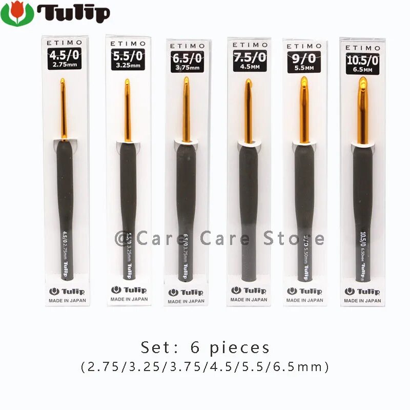 Набор крючков для вязания Tulip Etimo 6 шт.