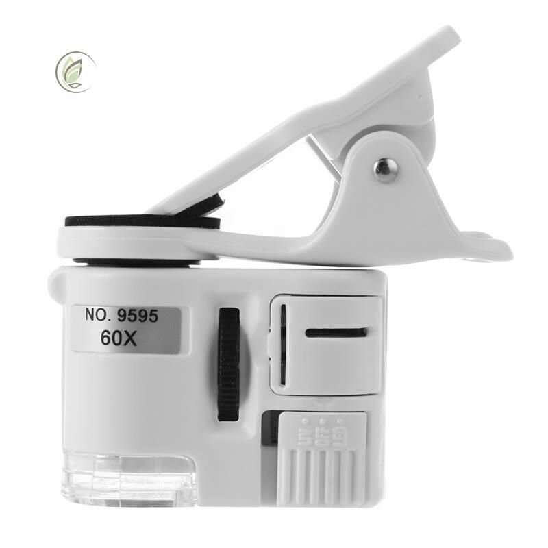 (T I N M) Универсальный Мини-Карманный Микроскоп Со Светодиодной Подсветкой, Телефон Из АБС-Пластика Для Мобильных Смартфонов