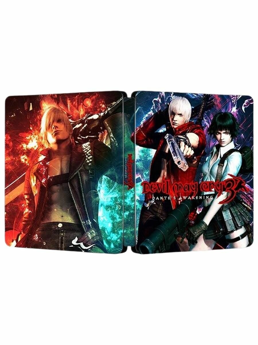 Devil May Cry 3 Dantes Awakening DMC3 Steelbook FantasyBox(Только стальной корпус, без диска с игрой)