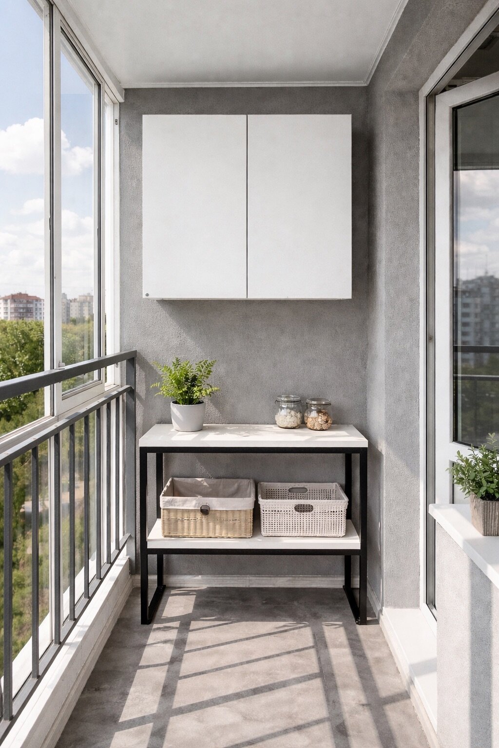 Шкаф подвесной 55см над стиральной машиной для хозяйственных нужд белый 55SH2