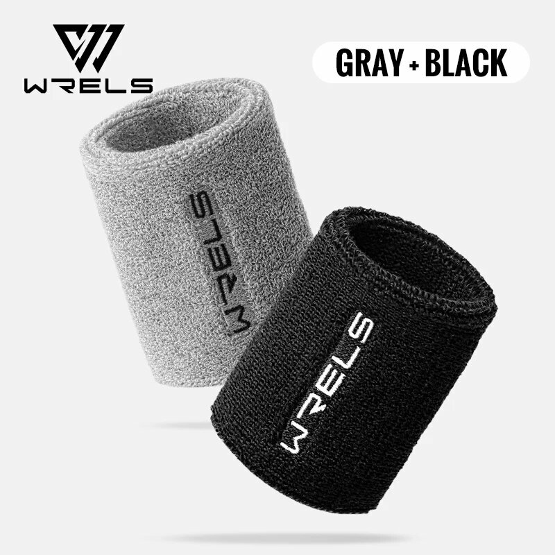 WRELS Повязки на запястье серые и черные (2шт)