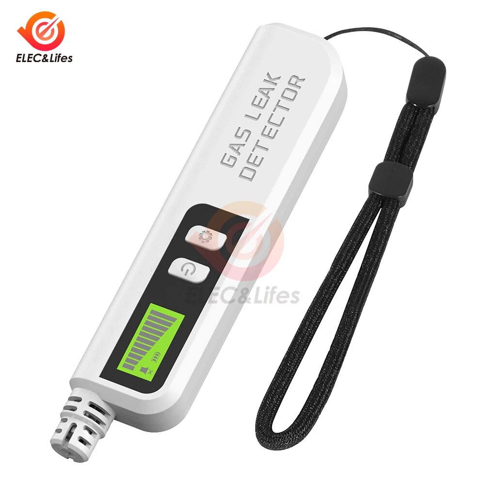 Портативный газоанализатор Aideepen для обнаружения утечек white