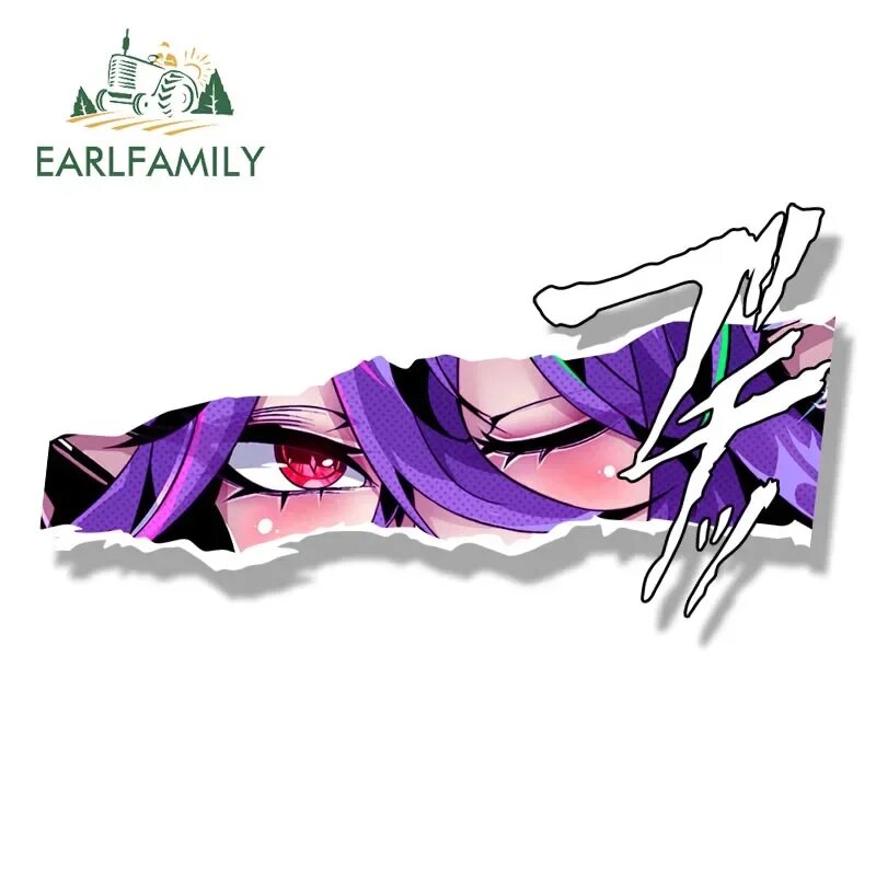 EARLFAMILY для Vermeil Fanart: автомобильные наклейки, аниме-скетчи Vermeil in Gold Waifu, Slap B