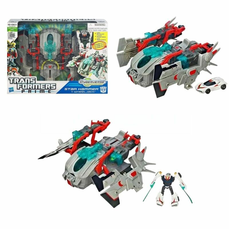Трансформеры Игрушка хасбро Transformers Prime Cyberverse Commander Star Hammer Wheeljack Commander Action Figure