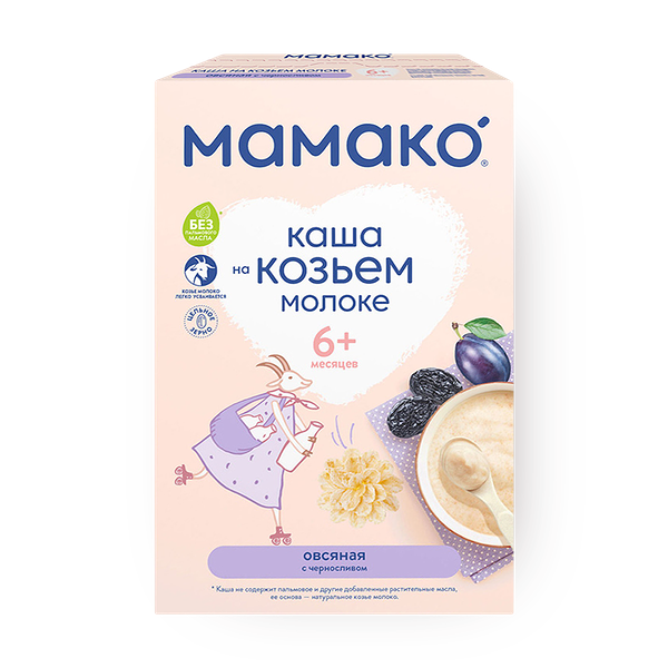 Каша Мамако овсяная на козьем молоке с 4 месяцев 200г