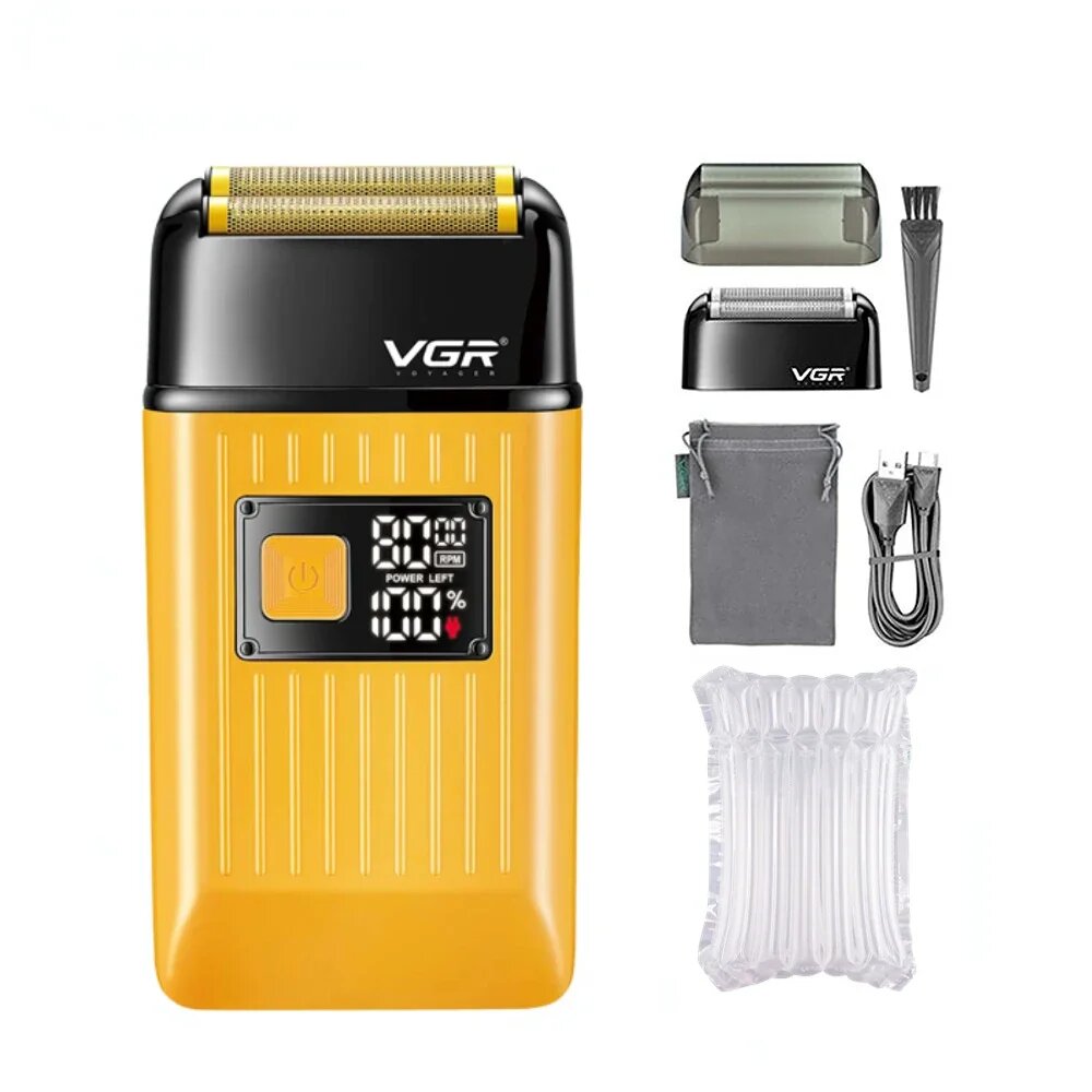 VGR Электробритва V-357, желтая, без коробки