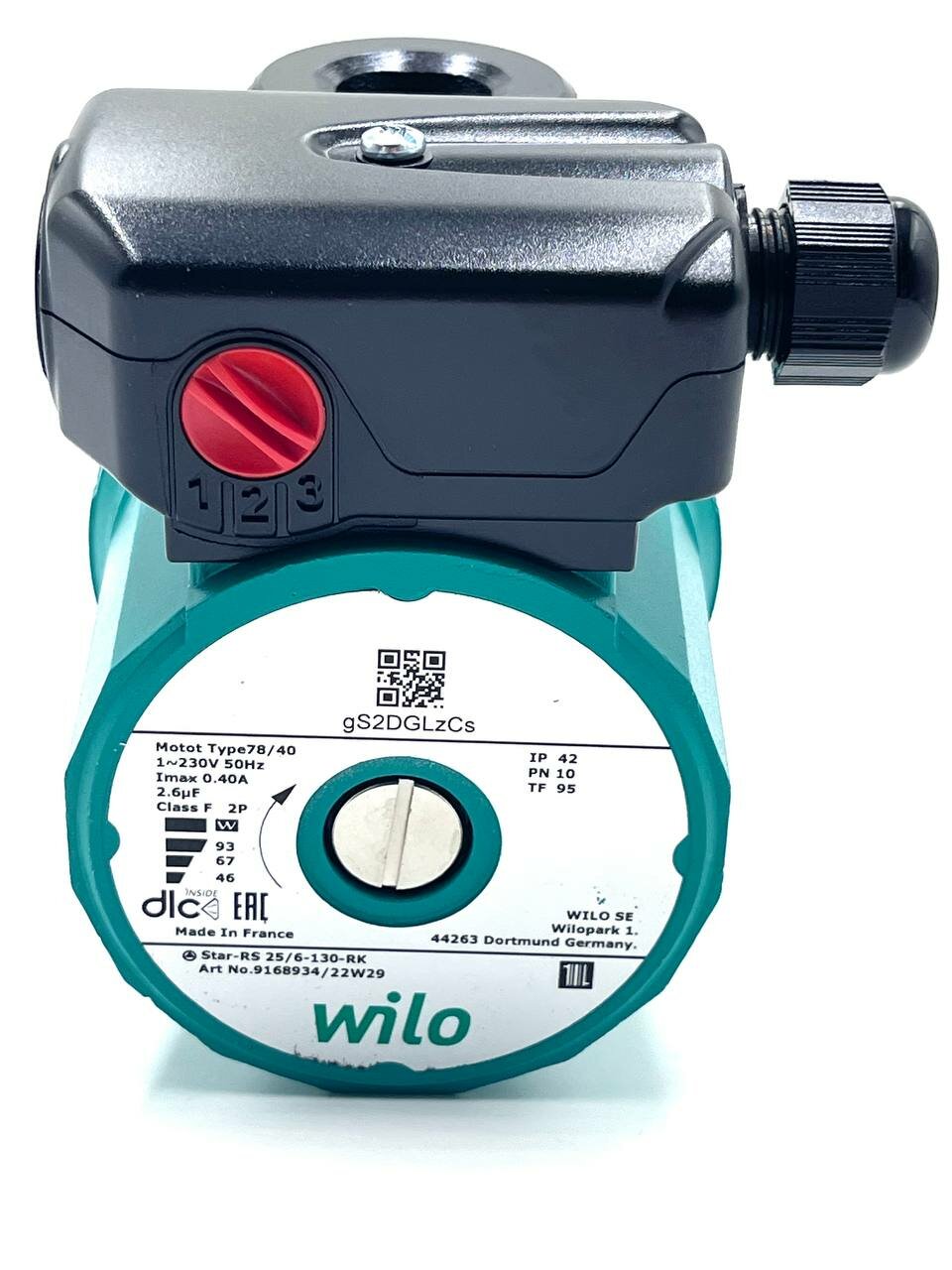 9168934 Циркуляционный насос WILO STAR-RS25/6-130 RK