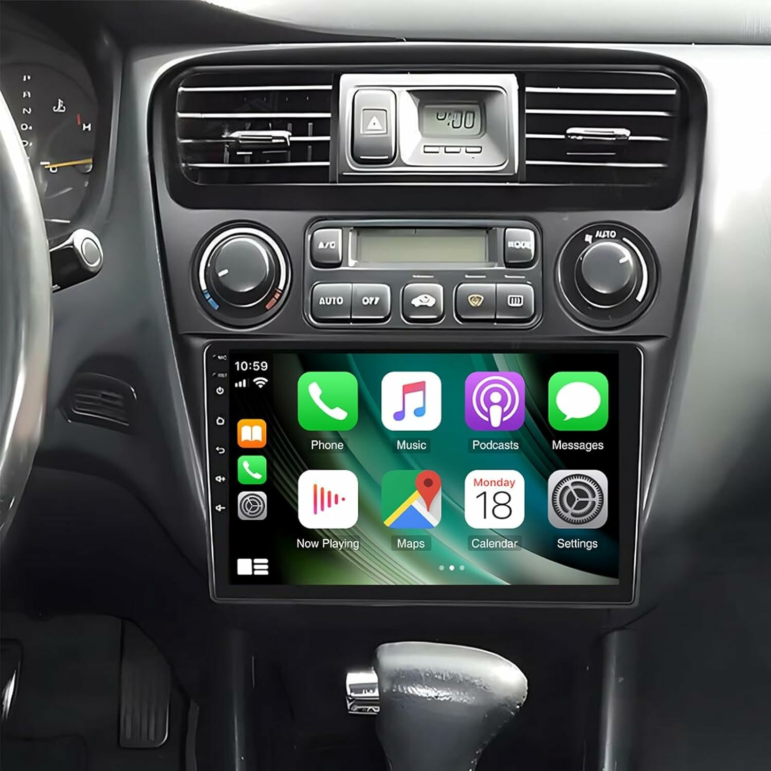 Автомобильная стереосистема, подходит для Accord 6th 1998, 1999, 2000, 2001, 2002, 9-дюймовый сенсорный экран,