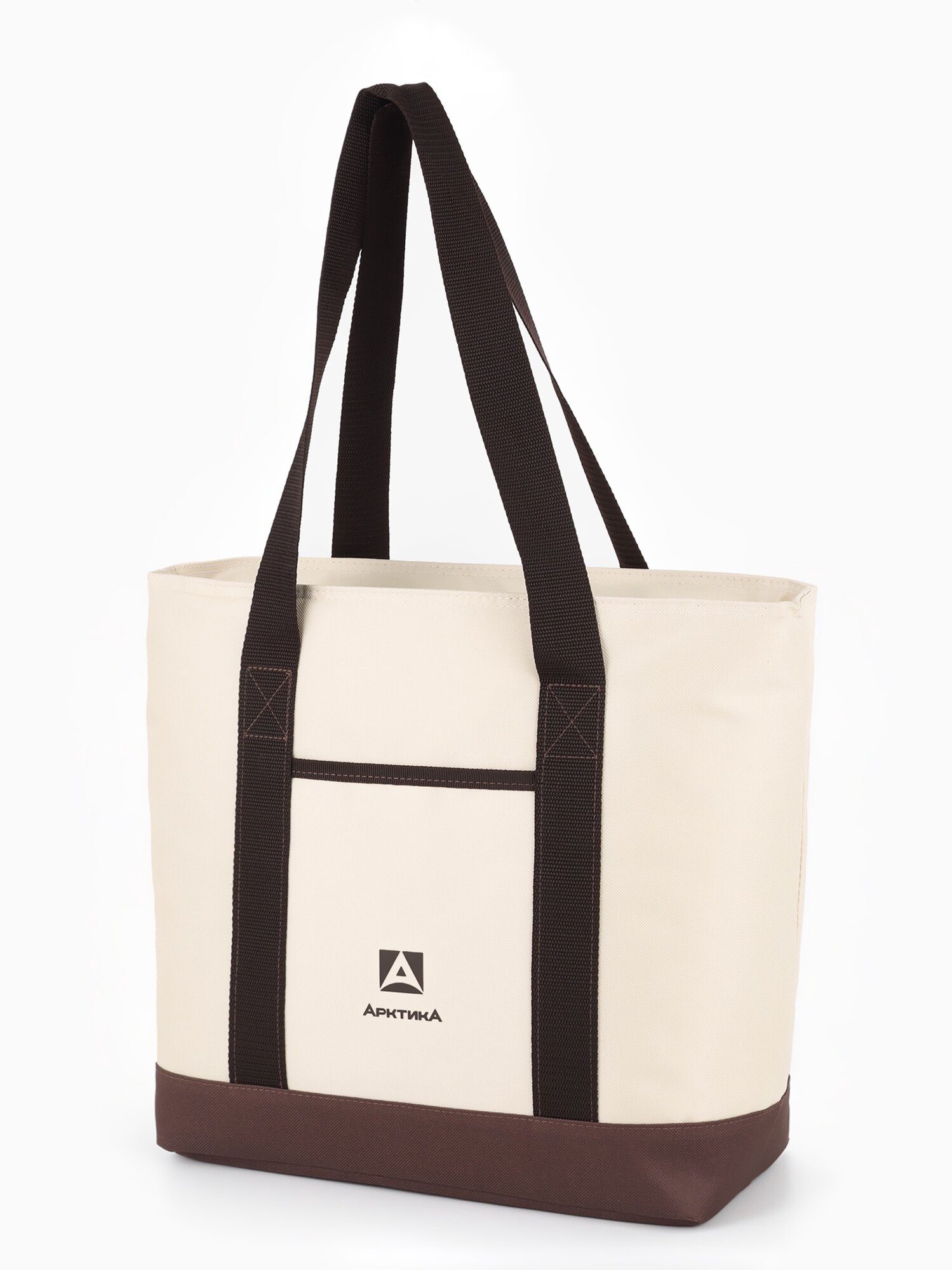 Термосумка - шоппер «Арктика», 17.5 л, 43×15×36.5 см, бежевая