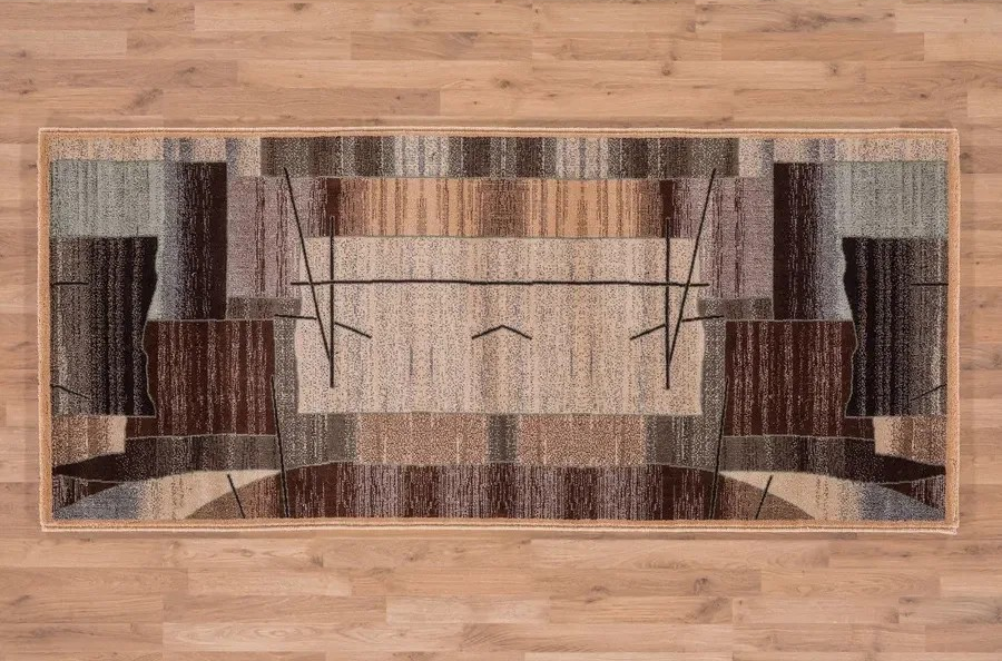 Ковер Floare-Carpet на пол в гостиную, спальню, детскую, 90x200 см, натуральный, шерстяной, износостойкий