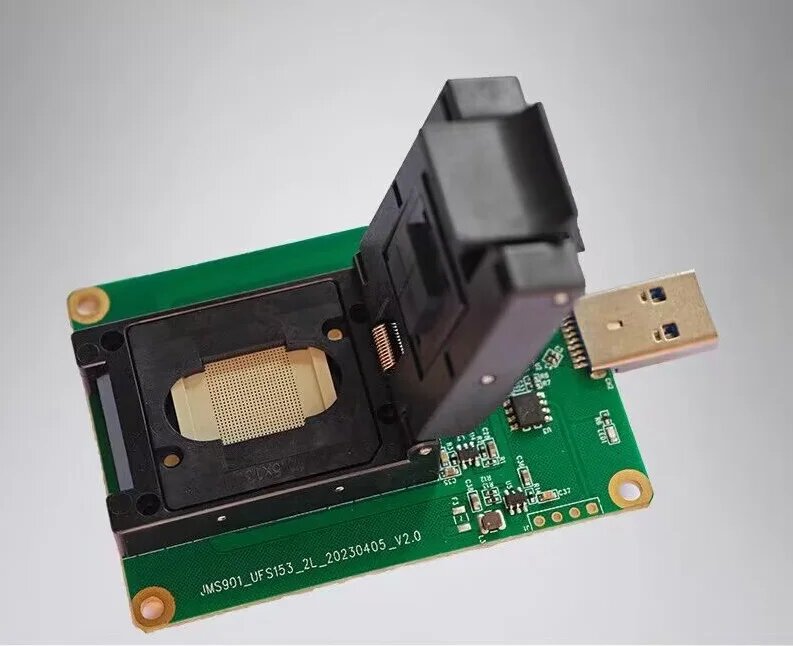JMS901WZ UFS153 Высокоскоростная розетка USB 3.0 JMS901 основное управление UFS BGA-153 простой программатор (с переключателем)