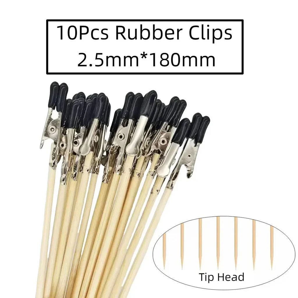 Деревянные зажимы "крокодил" 2.5mm, 10 шт.