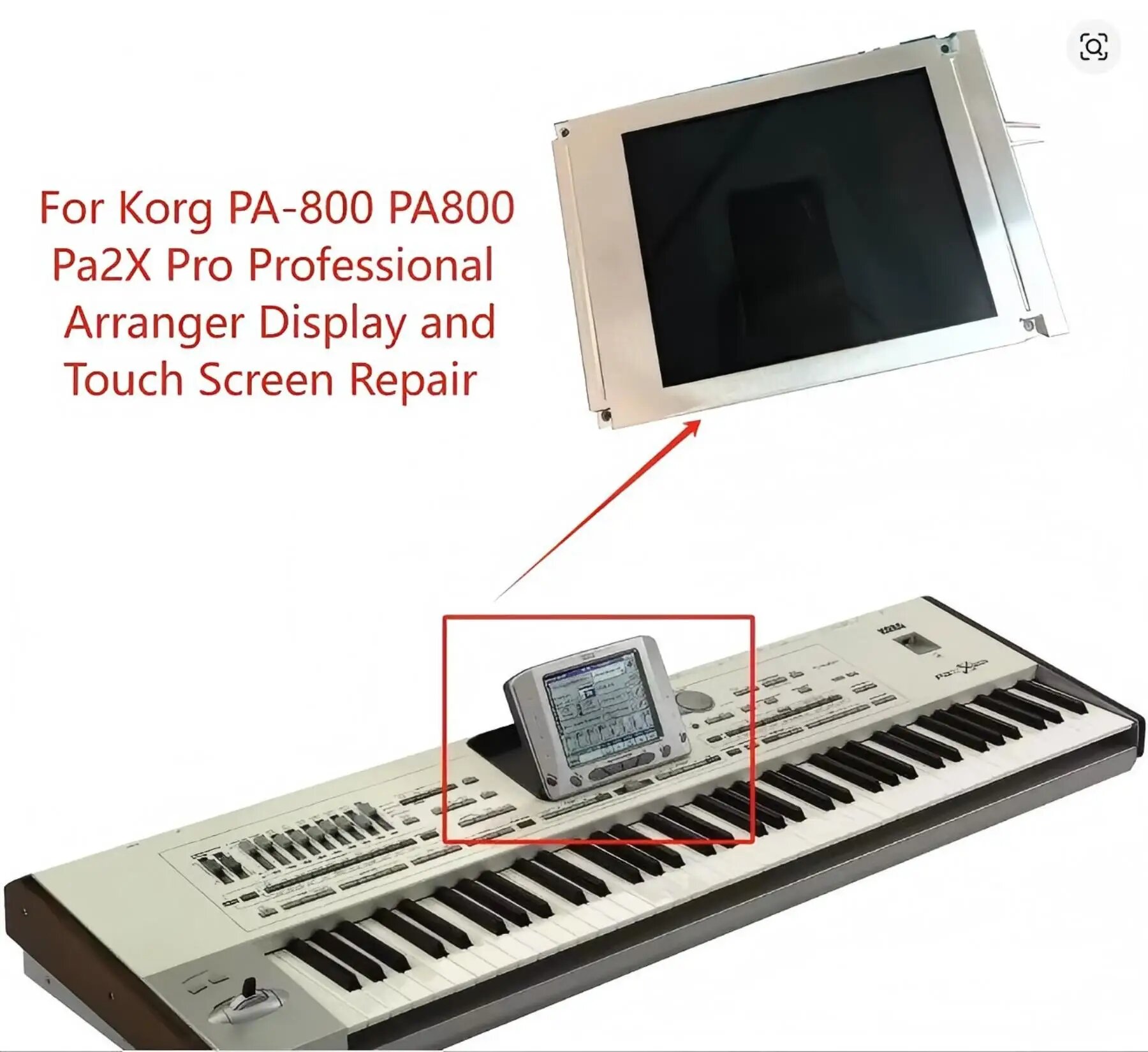 ЖК-дисплей с сенсорным экраном для Korg Pa2X Pro Korg PA800