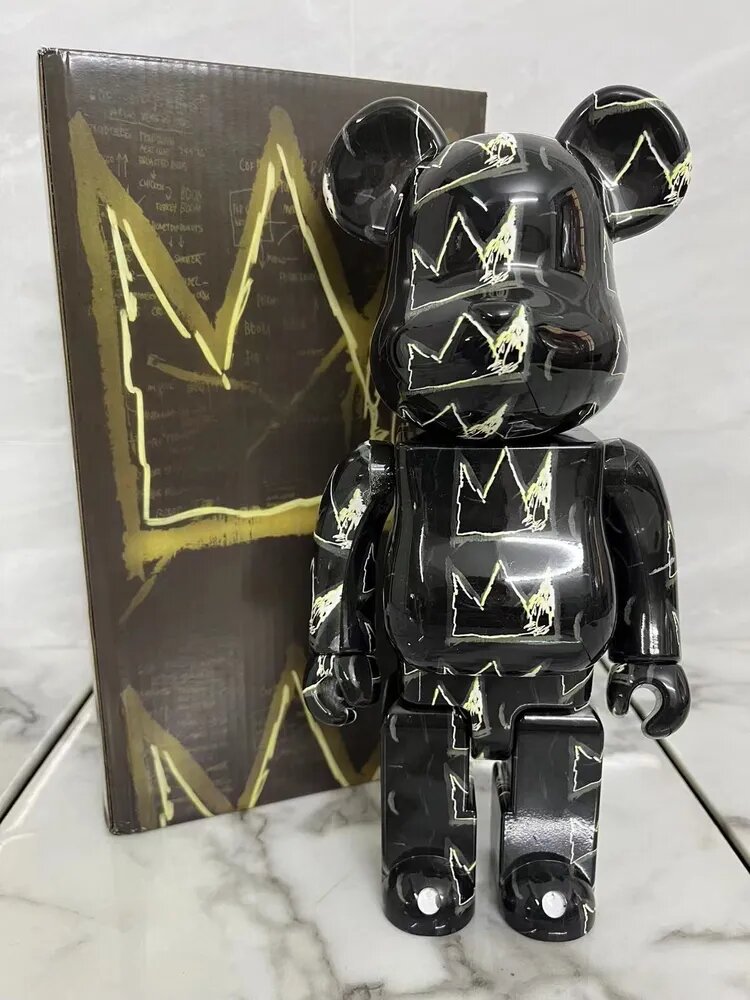 Bearbrick400% Игрушечная Статуя Медведя ABS пластик Корона 28 см Коллекционная